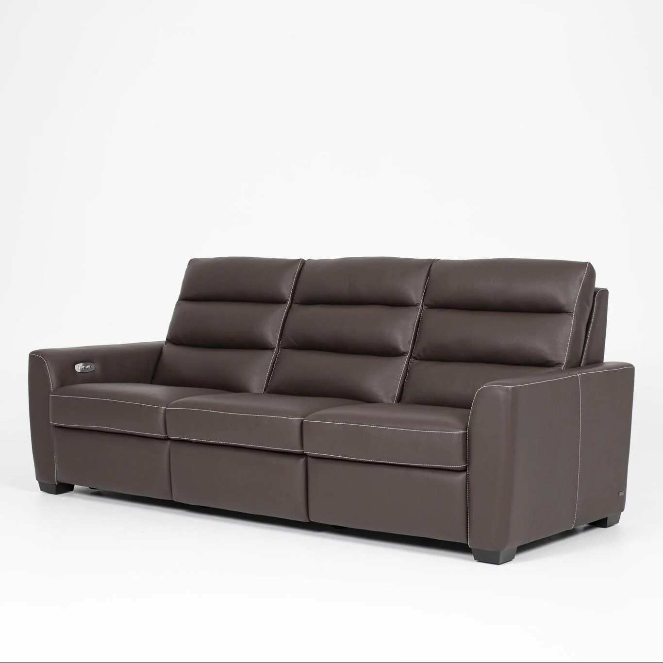 American Leather Napa NPA-SO3-ST Contemporary Power Reclining 3-Seat Sofa | Reeds Furniture ...